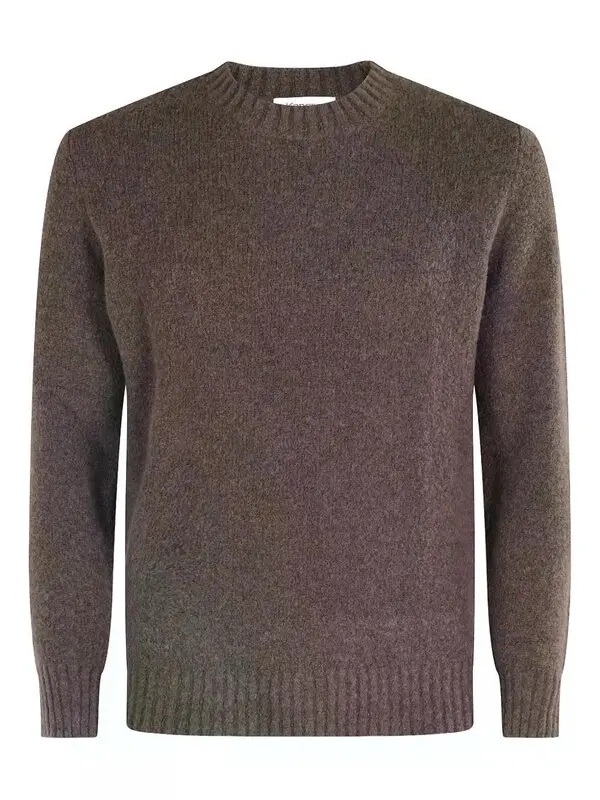 KANGRA Crew-neck Sweater - Brown