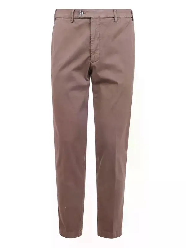 MICHAEL COAL Cotton Trousers - 232 Cocoa