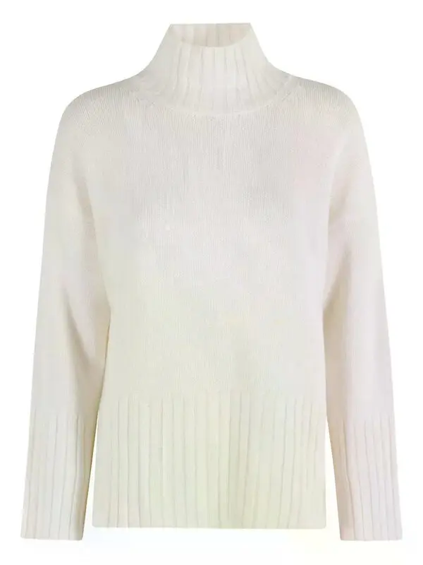 Barbour Ribbed Turtleneck Sweater - Neutrals