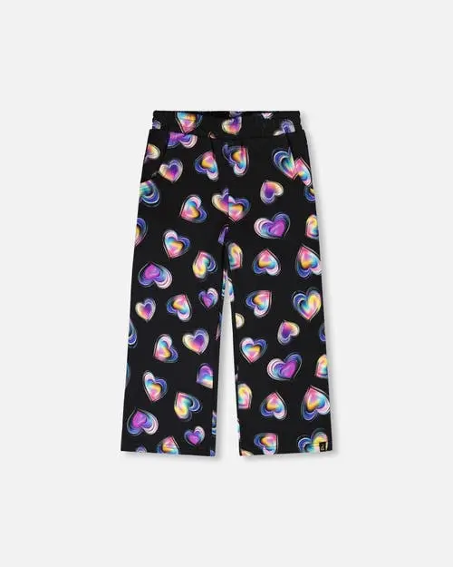DEUX PAR DEUX Wide Leg Fleece Pants