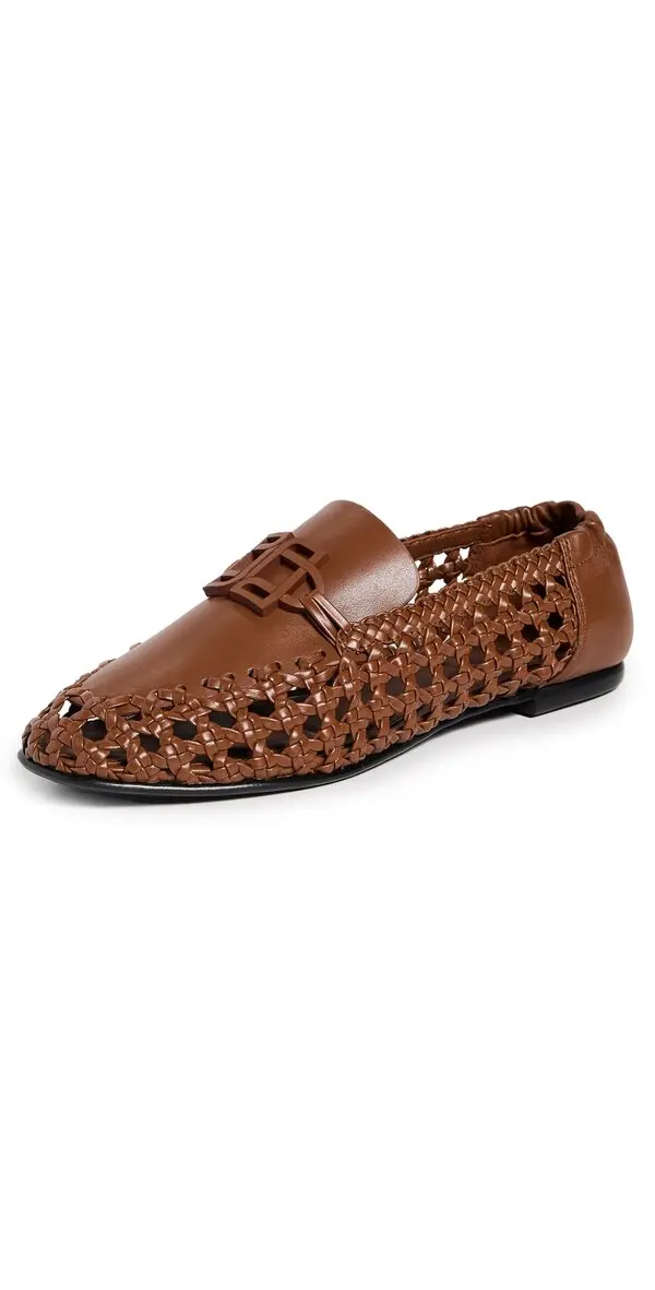 Simkhai Dion Woven Leather Loafers