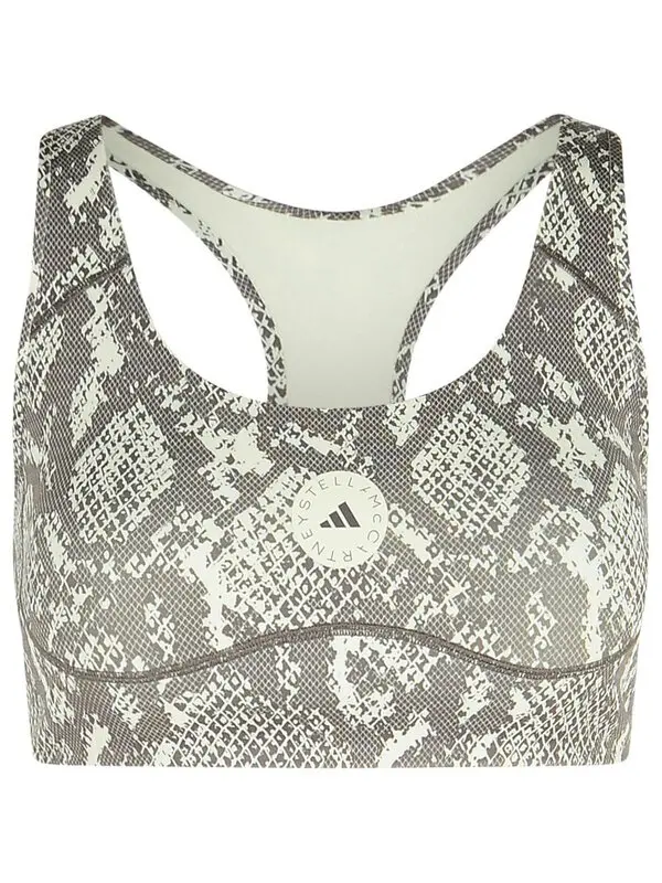 Adidas By Stella McCartney Snake Print Sporty Top