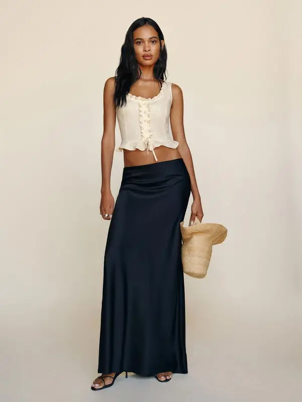 REFORMATION Kiera Linen Top