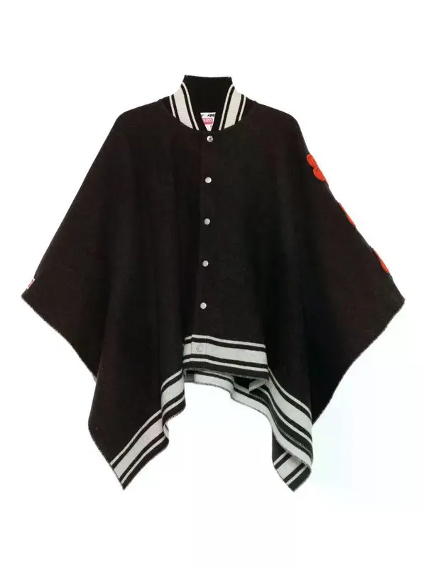 Kenzo X Futura 2000' Wool Blend Poncho