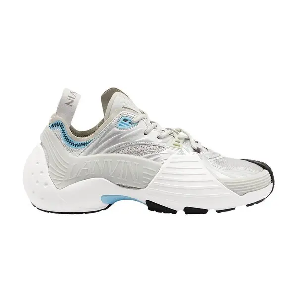 LANVIN Mesh Flash-x Sneakers - Silver