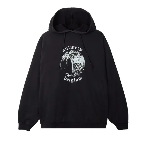 Raf Simons Redux Graphic Print Hooded Sweatshirt