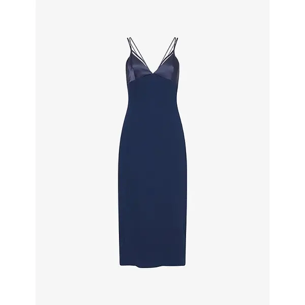 David Koma Stretch-woven Midi Dress