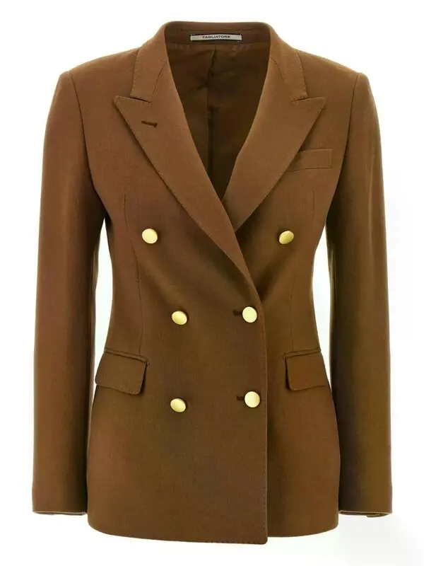 Tagliatore Double-breasted Blazer - Brown