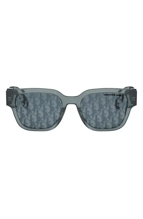 Dior Oblique S1f 53mm Square Sunglasses