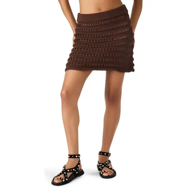 Steve Madden Crochet Mini Skirt
