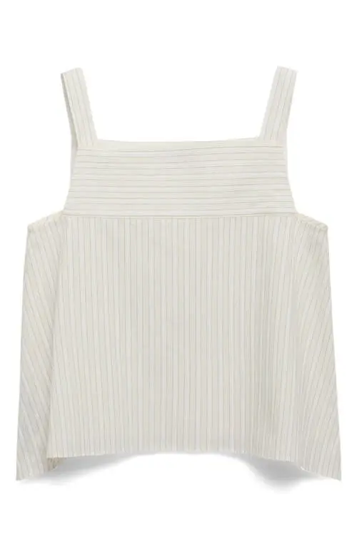 Mango Striped Cotton Crop Tank