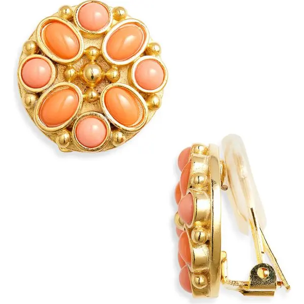KENNETH JAY LANE Button Earrings