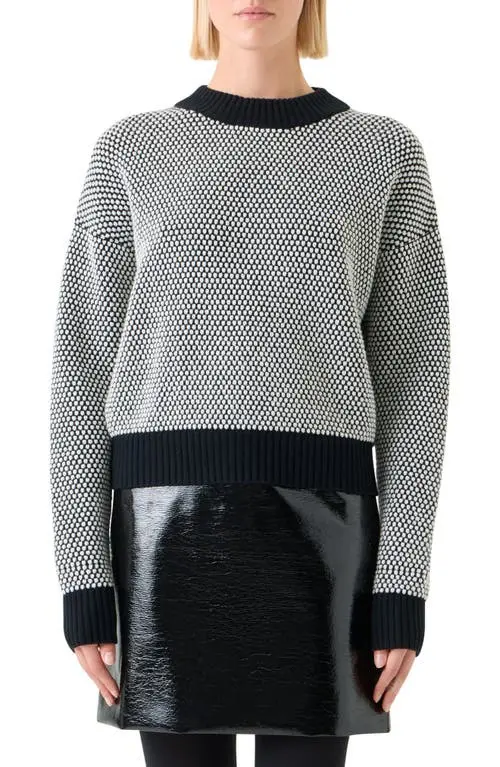 Akris 3d Dot Wool And Cashmere Sweater