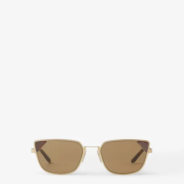 Fendi Signature Cat-eye Sunglasses - Brown