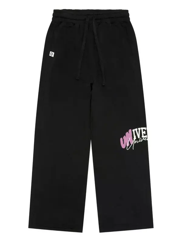 AAPE BY *A BATHING APE® Embroidered Logo Fleece Track Pants