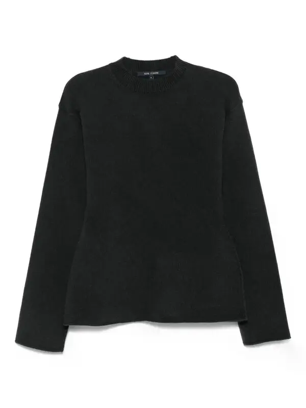 Sofie D'hoore Round-neck Wool Sweater - Grey