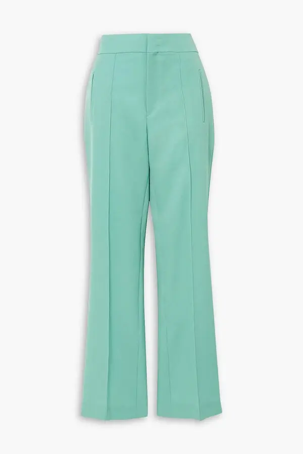 Isabel Marant Lokia Wool-twill Straight-leg Pants