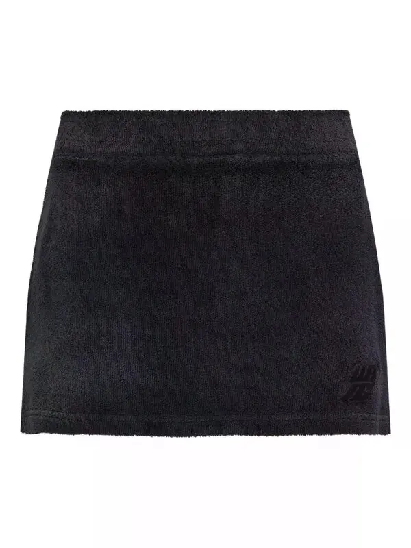Alexander Wang Embroidered Cotton Mini Skirt - Black