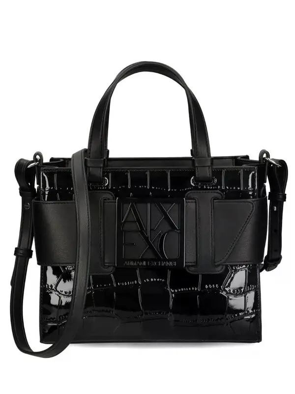 Armani Exchange Buckle-detail Tote Bag