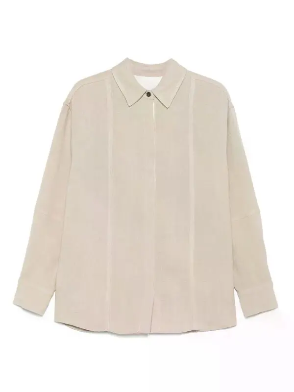 IRO PARIS Panelled Collared Shirt