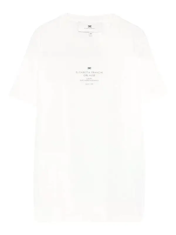 Elisabetta Franchi Logo-print Cotton T-shirt