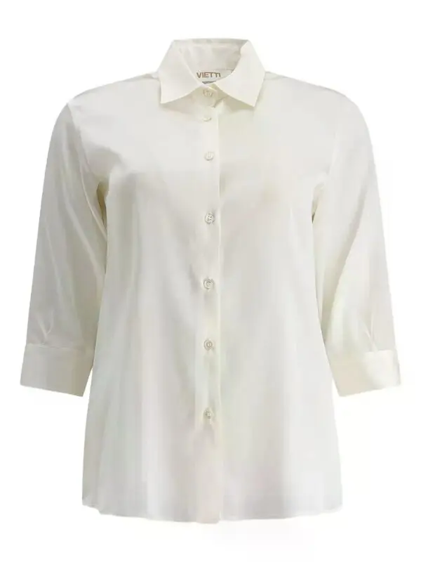 F.IT Three-quarter Sleeves Button-down Shirt