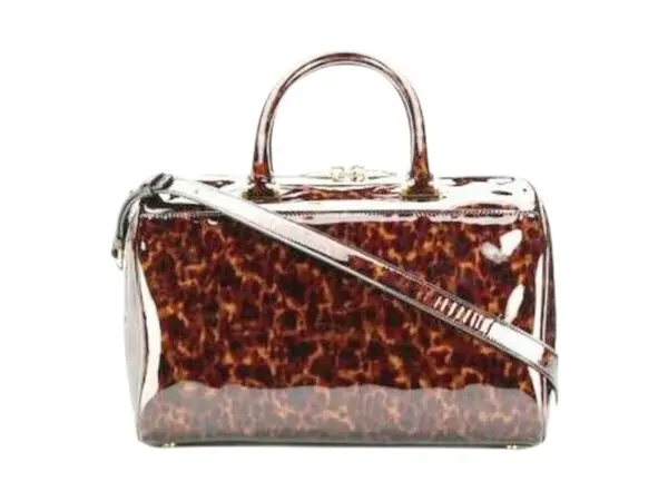 Saint Laurent Patent Leather Duffle Bag