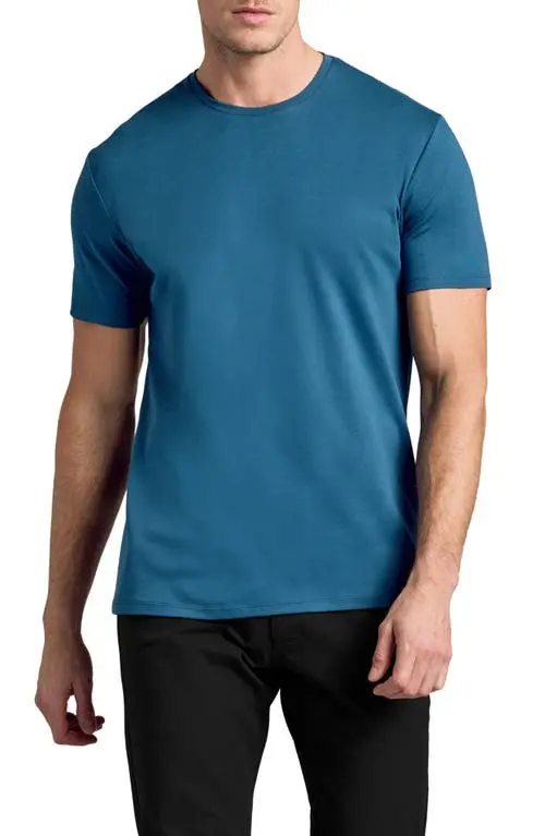 True Classic Pima Cotton Crewneck T-shirt - Lagoon