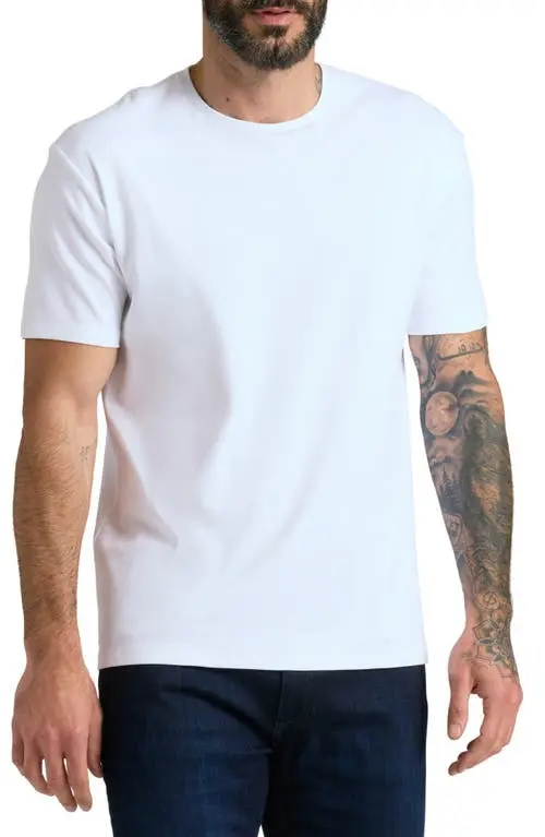 True Classic Pima Cotton Crewneck T-shirt - White