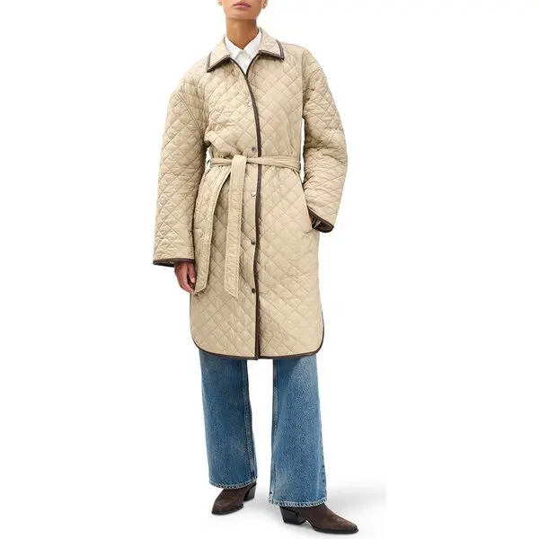 Rag & Bone Oversized Quilted Nylon Coat