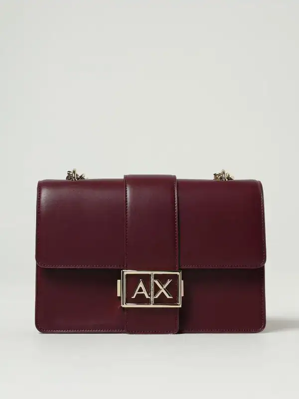 Armani Exchange Crossbody Bag - Burgundy | Editorialist