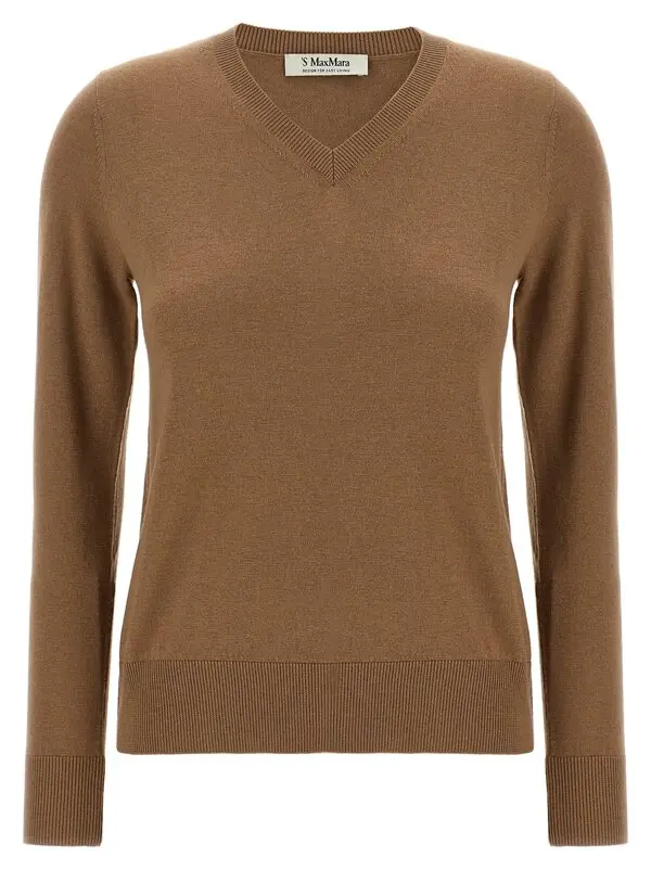 Max Mara Idoneo Wool Sweater - Beige