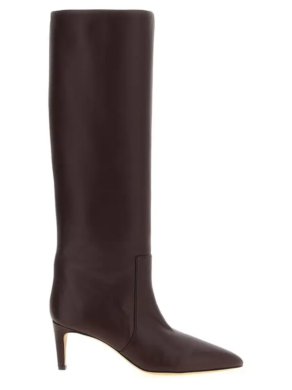 Paris Texas Stiletto Nappa Boots - Bordeaux