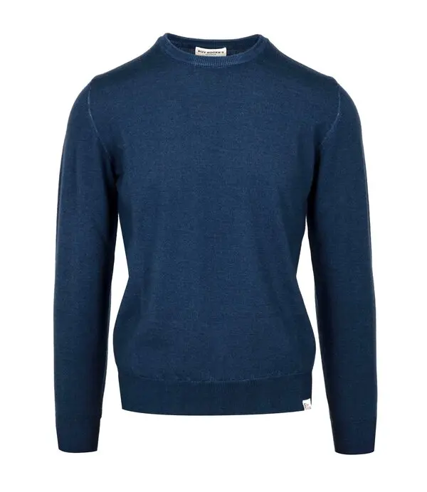 ROY ROGER'S Crew Neck Sweater - Blu Marino