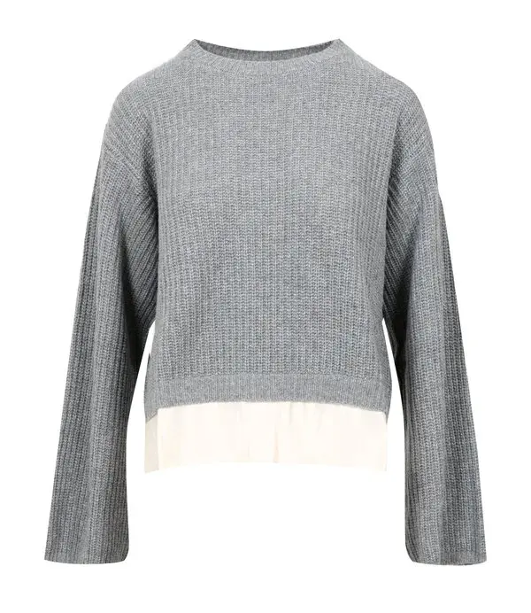 KAOS Crew-neck Ribbed Sweater