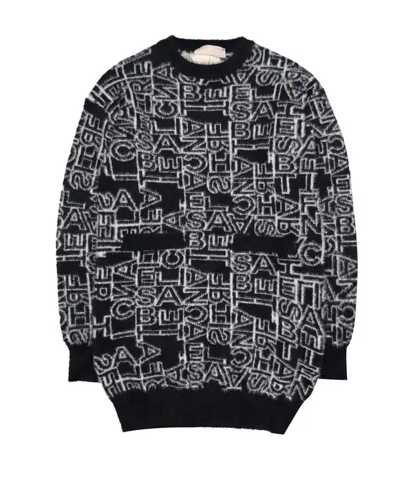 Elisabetta Franchi Monogram Knit Sweater