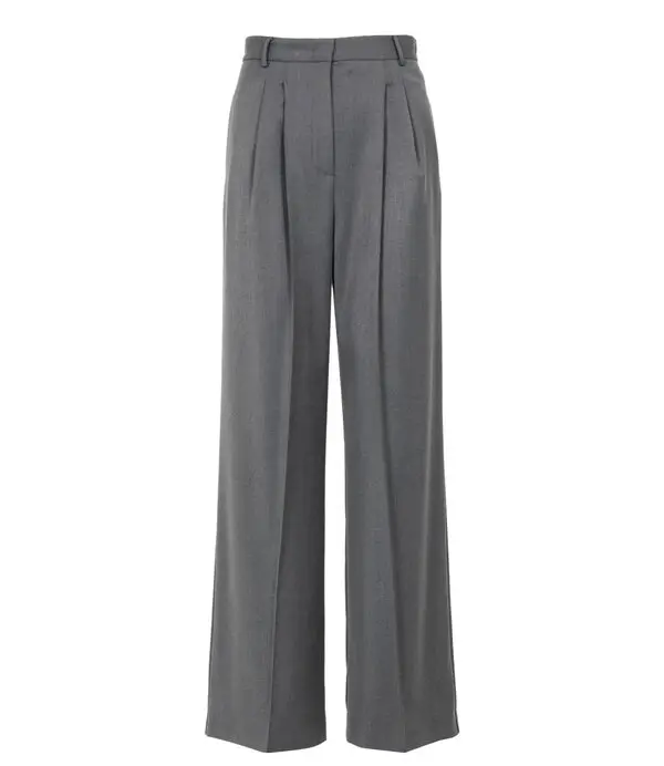 SIMONA CORSELLINI Wide-leg Trousers - Grafite
