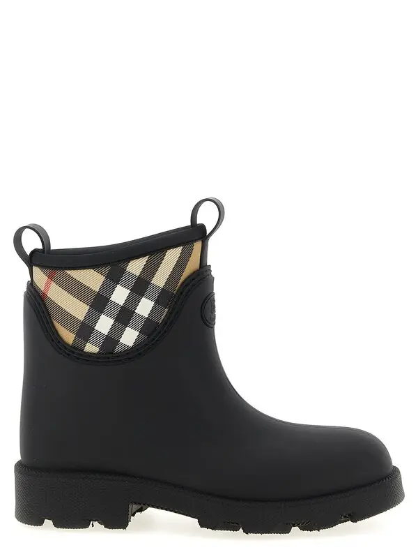 Burberry Marsh Stamp Ankle Boots - Black