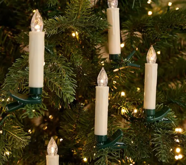 VALERIE PARR HILL Shwk 9/22 Set-10 Clip-on Taper Candles W/remote Valerie