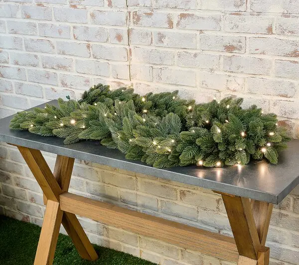 BETHLEHEM LIGHTS Grand Radiance 6' Garland With3-in-1 Leds