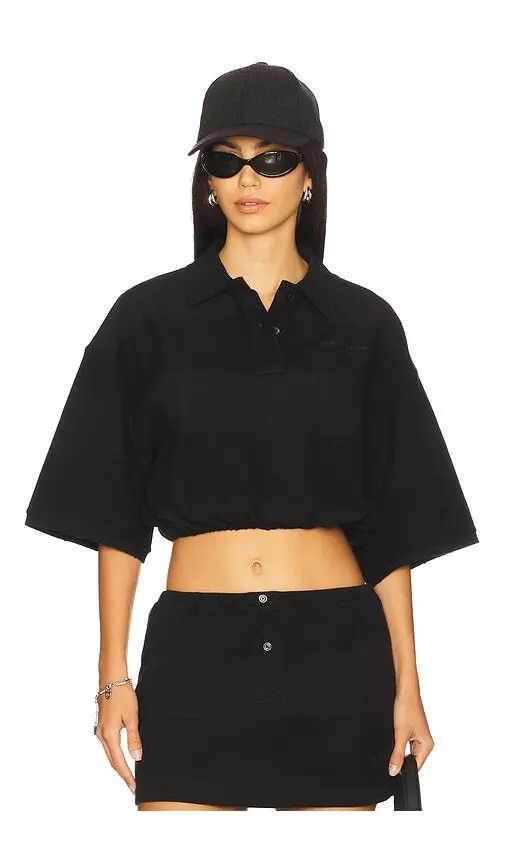 Alexander Wang Deconstructed Polo Shirt