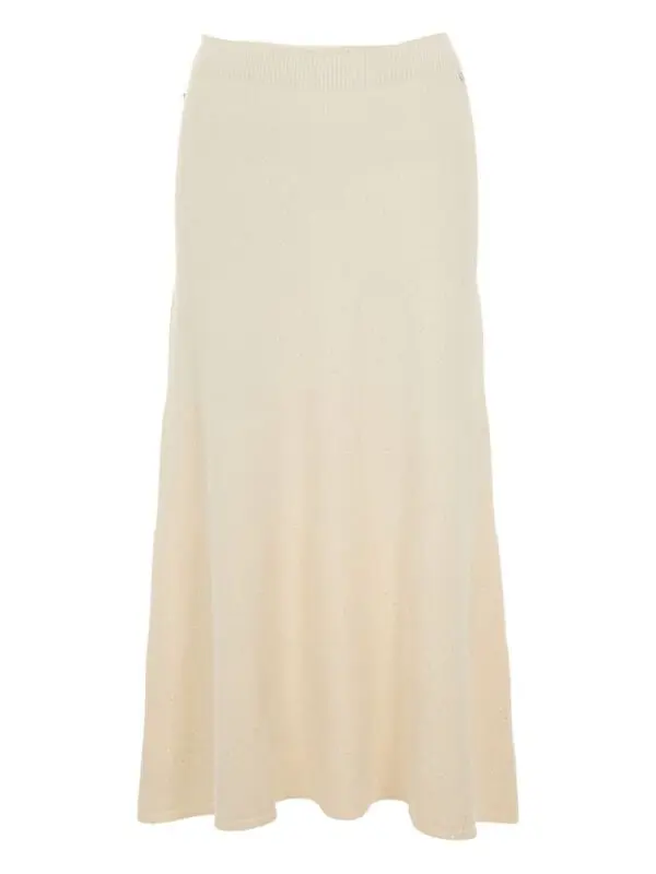 Liu Jo A-line Ribbed Knit Skirt - Multicolor