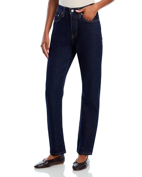 LEVI'S 501 High Rise Straight Jeans