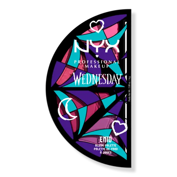 NYX PROFESSIONAL MAKEUP Limited Edition Wednesday Stained Glass Blush Palette