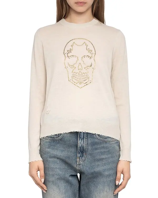 Zadig&Voltaire Miss Cp West Embellished Cashmere Sweater