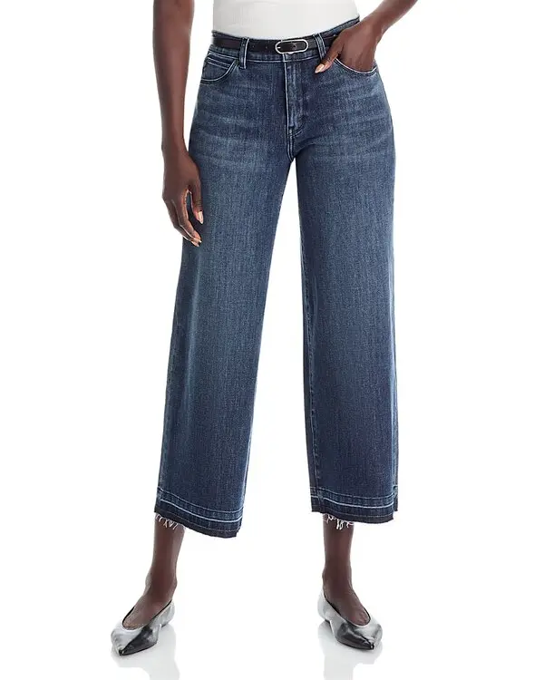Kobi Halperin Rafaella Cropped Wide Leg Jeans - Indigo
