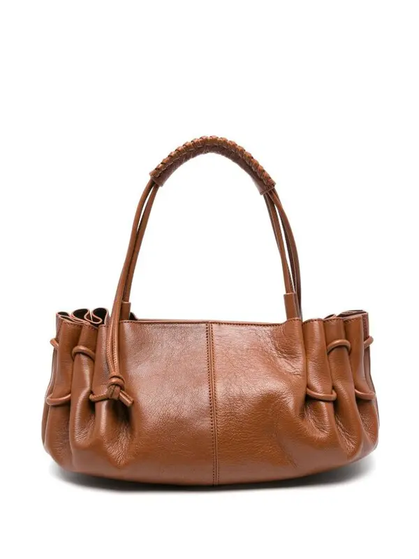 Hereu Arta Medium Leather Shoulder Bag - Brown