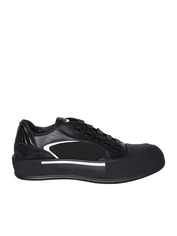 Alexander McQueen Nylon Sneakers - Black