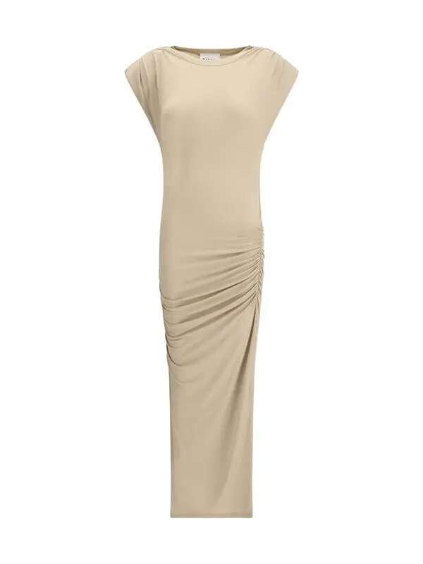 Isabel Marant Draped Midi Dress - Beige