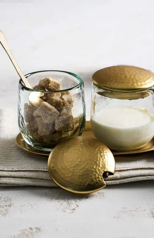 THE COLLECTIVE HOME Pebbled Sugar And Creamer Set